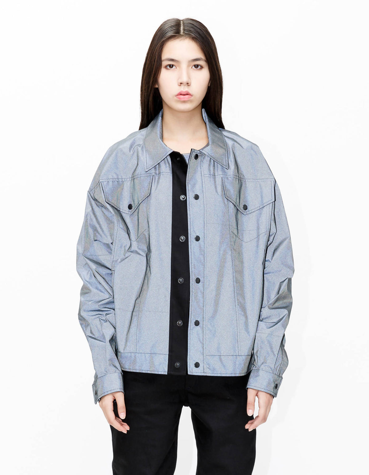 Black Reflective Jacket | NOT JUST A LABEL