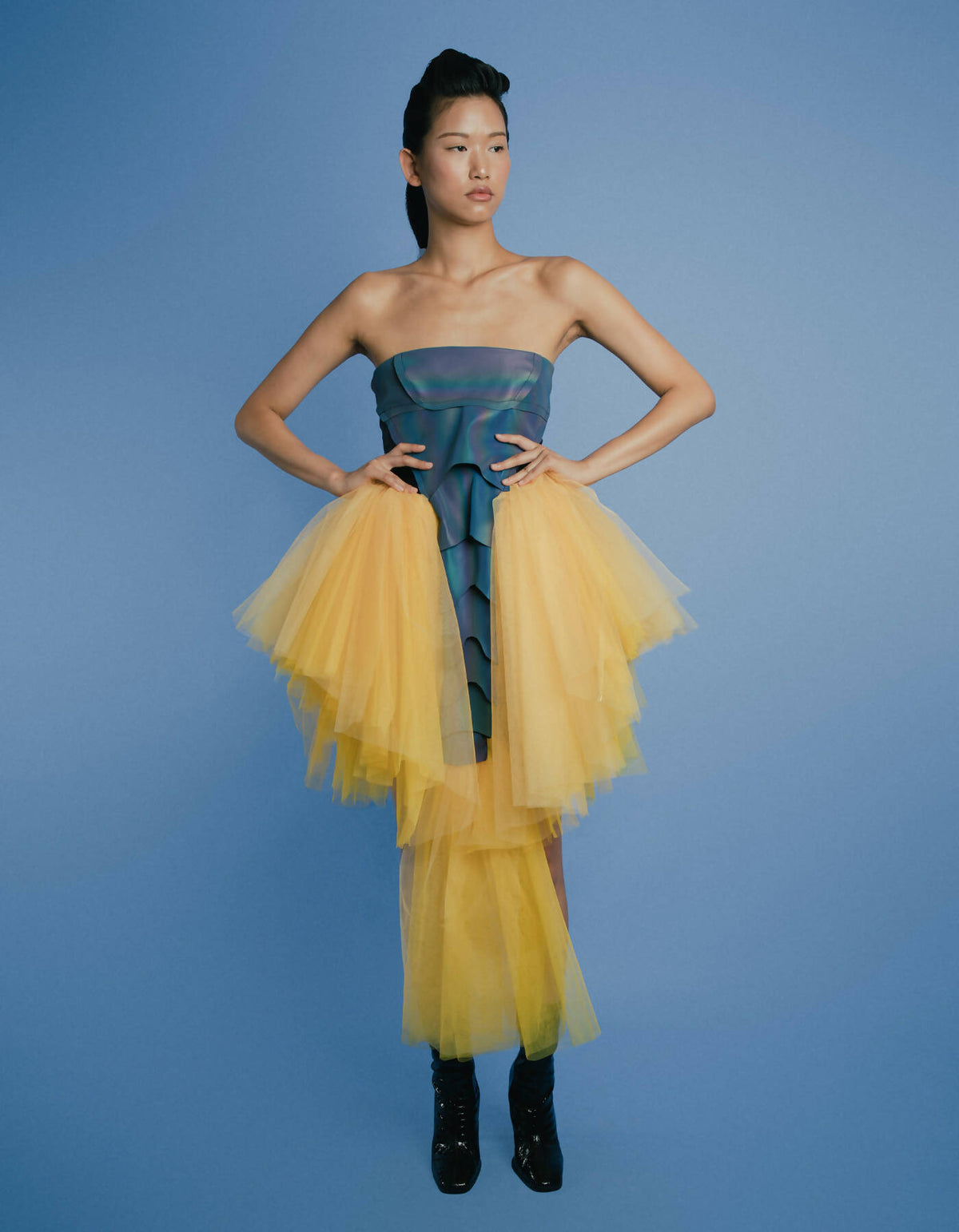 Gill-man bustier evening dress | NOT JUST A LABEL